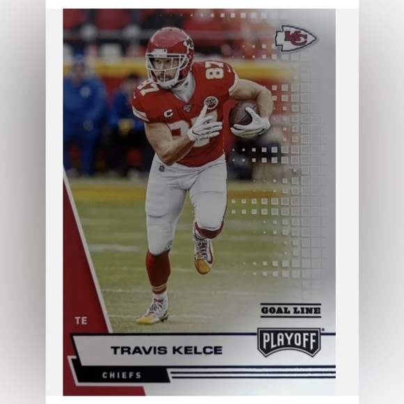 Panini | Toys | 220 Panini Playoff Goal Line Travis Kelce Kansas City ...